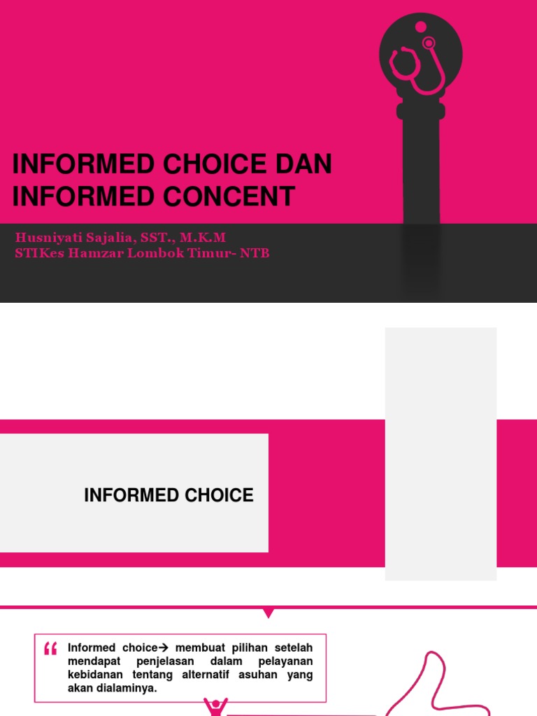 Informed Choice Dan Informed Content | PDF