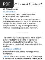Water Hammer | PDF