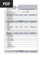 Hoja de Mediciones Antropometricas | PDF | Sistema musculoesquelético | Extremidades (anatomía)