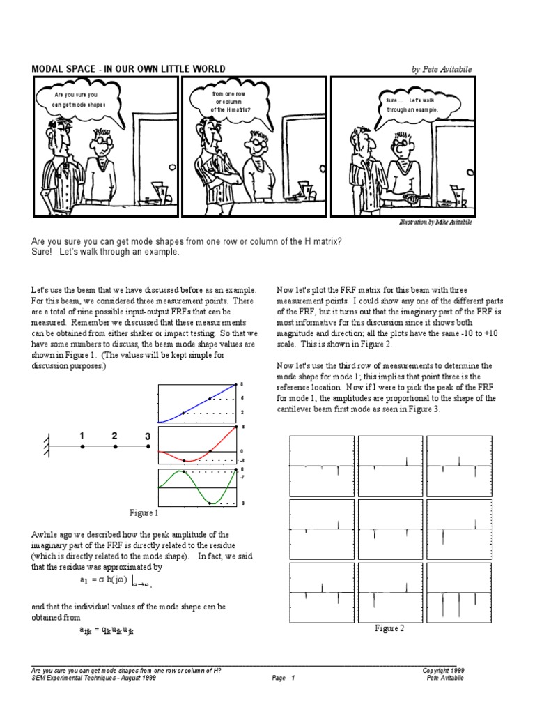 Obtaining Mode Shapes | PDF | Normal Mode | Shape