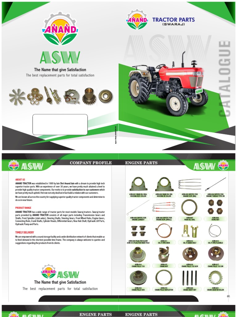 Swaraj PDF | PDF | Axle | Tractor