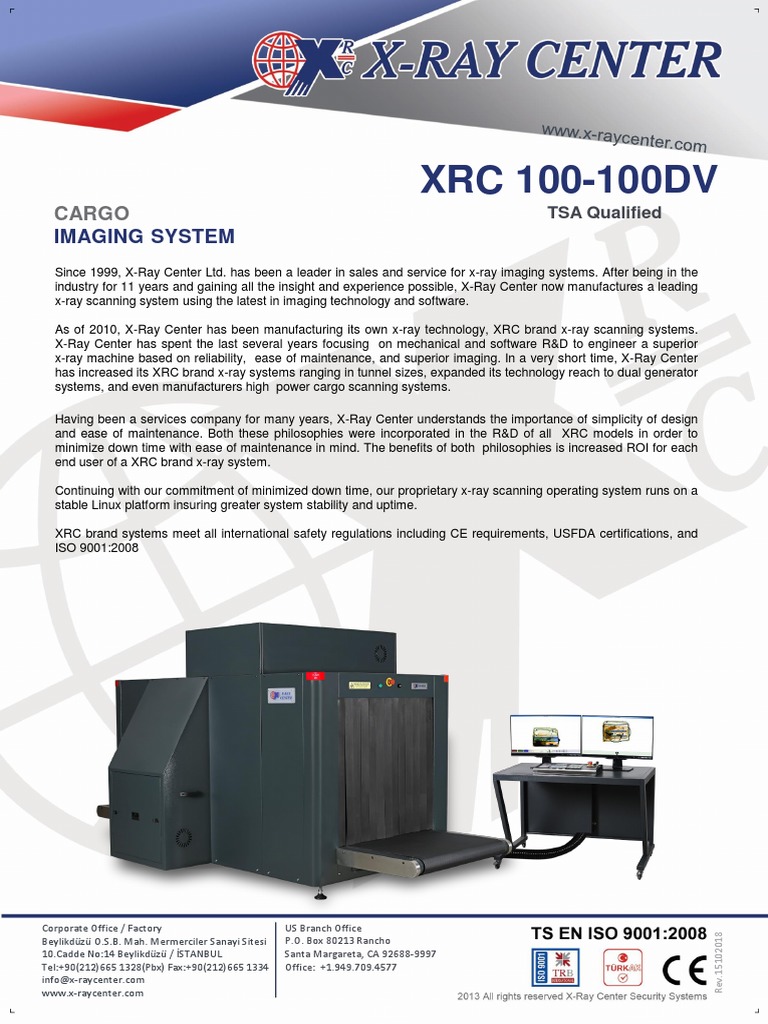 XRC 100 100DV ENG Rev15102018 | PDF | Computer Monitor | Operating System