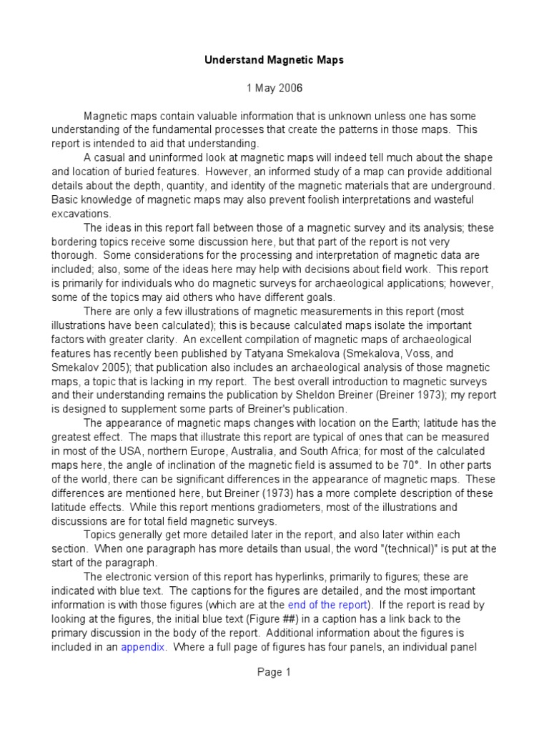 Gem Systems Understand Mag Maps | PDF | Magnetometer | Contour Line