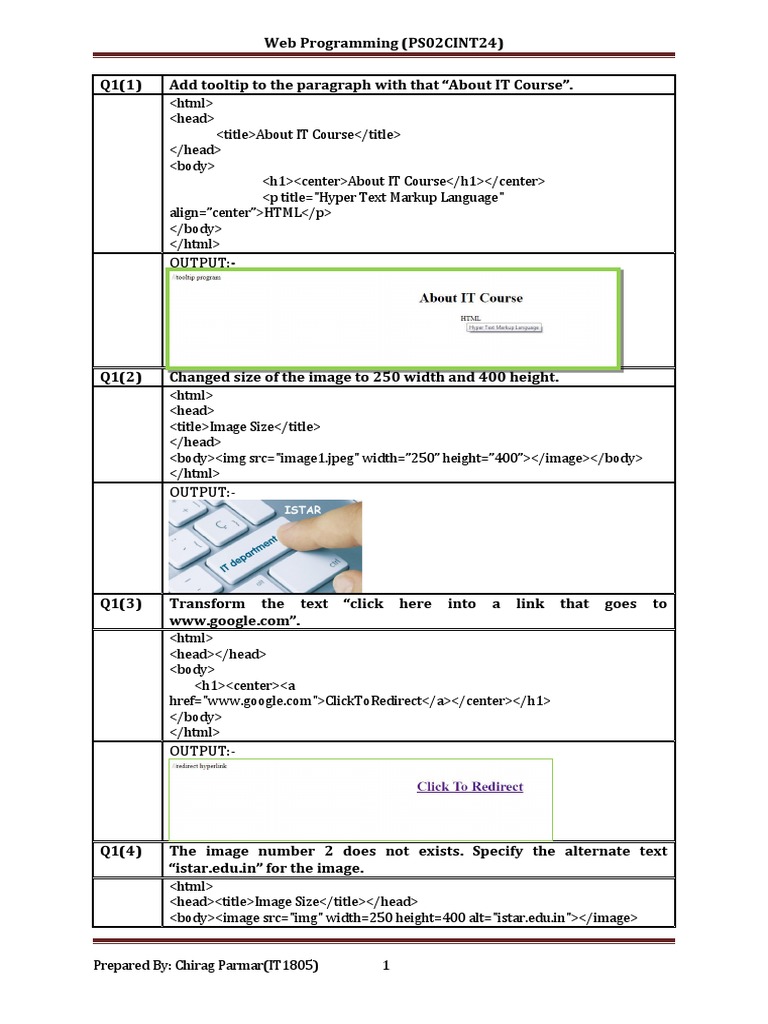 An Introduction to HTML Tags and Formatting Techniques | PDF | Html ...