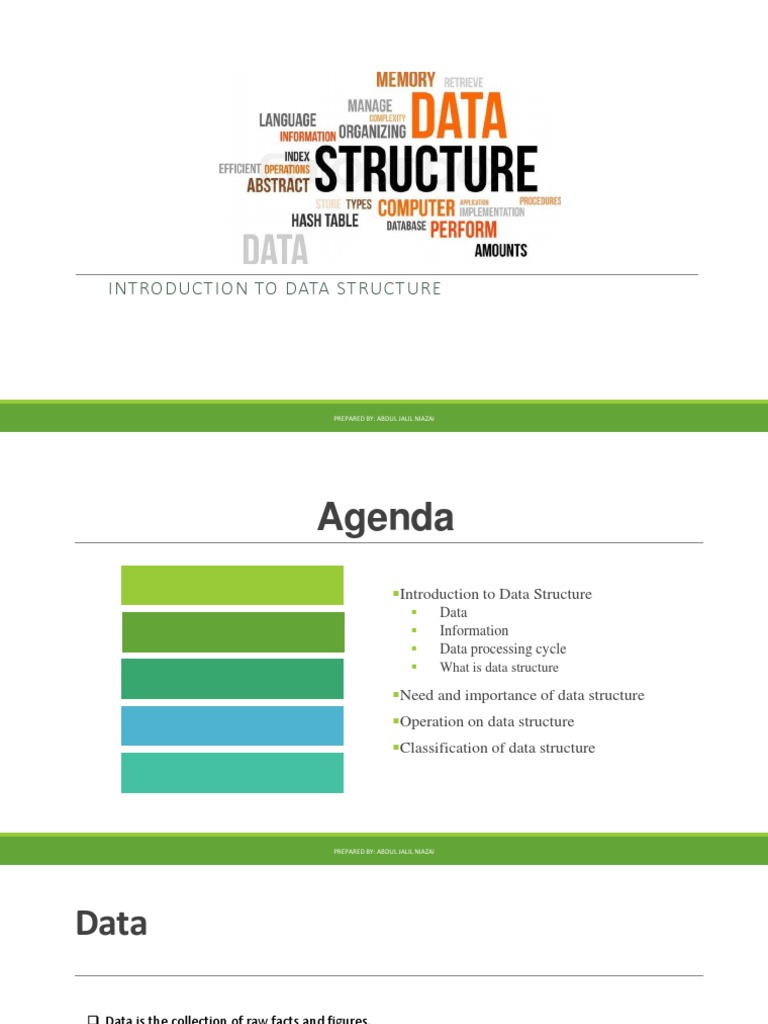 An Introduction to Data Structures: Organization, Processing, and ...