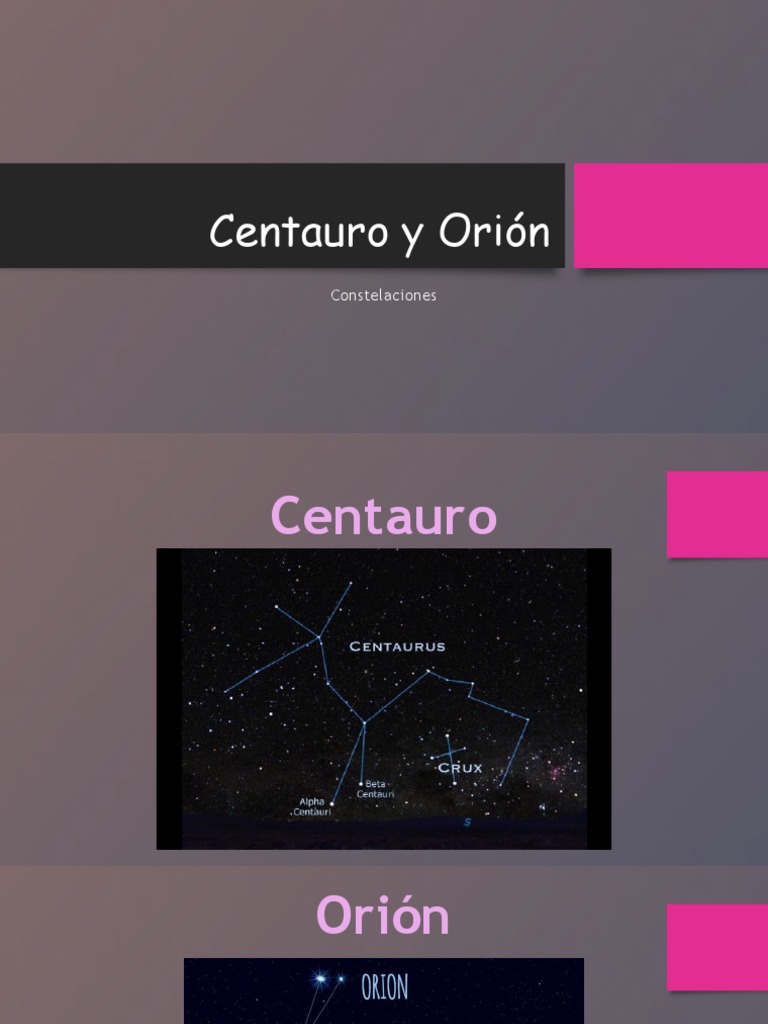 Centauro y Orión | PDF