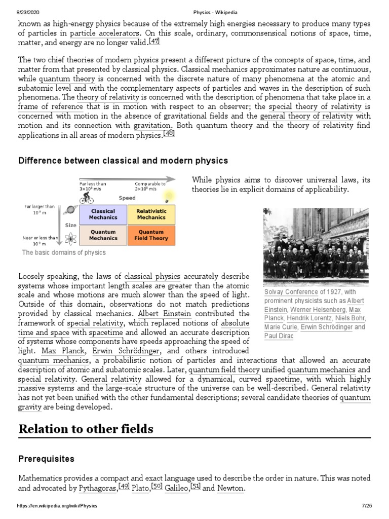 Relation To Other Fields: Difference Between Classical and Modern ...