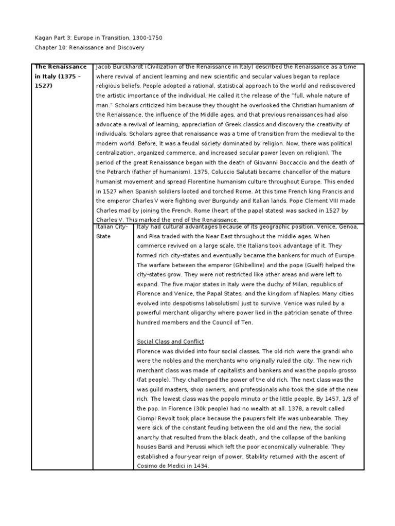 3-10 Renaissance and Discovery | PDF | Renaissance | Humanism