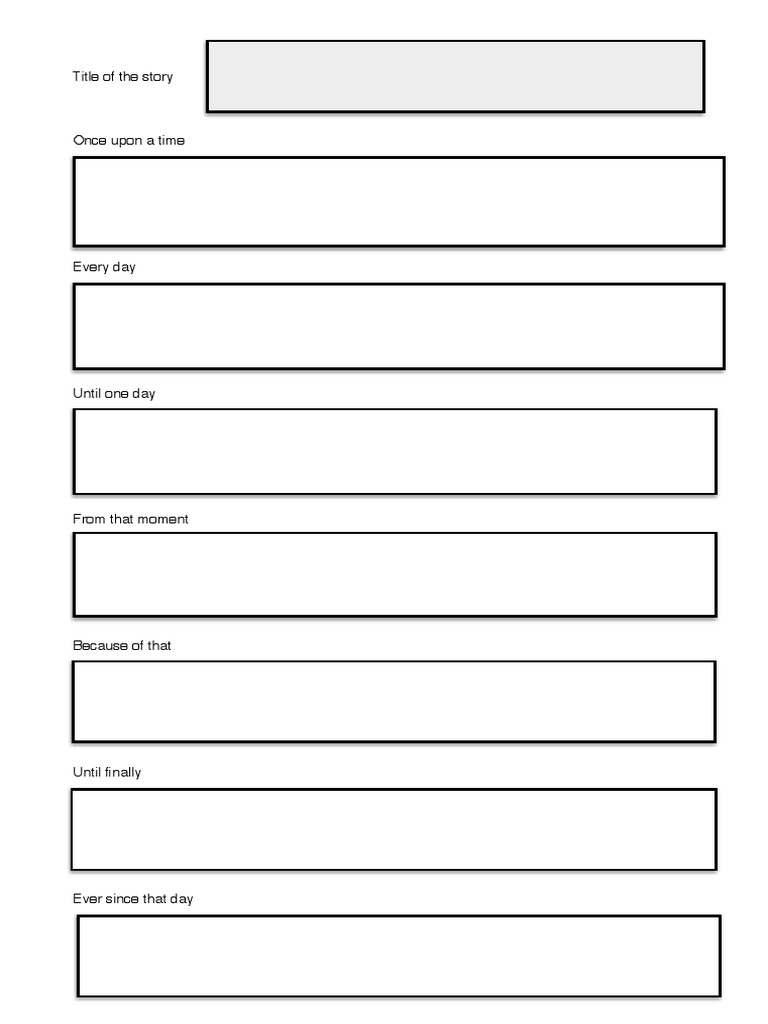 Seven Sentence Story Structure | PDF