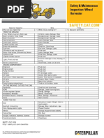 Safety & Maintenance Checklist-Wheel Loaders | PDF | Loader (Equipment ...