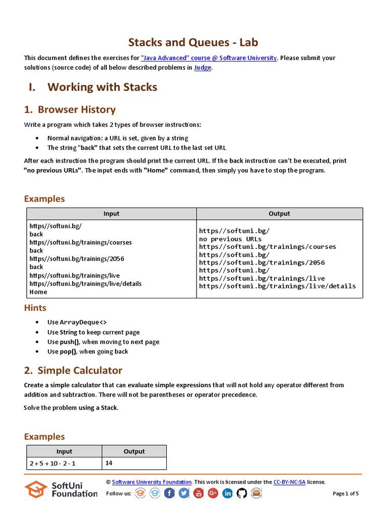 Java-Advanced-Stacks-and-Queues-Lab | PDF | Computer Program | Programming