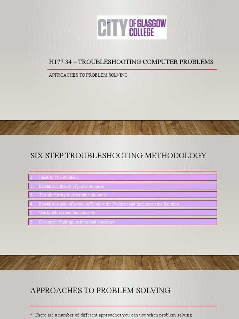Section 2 - Approaches To Problem Solving | PDF | Troubleshooting | Top ...