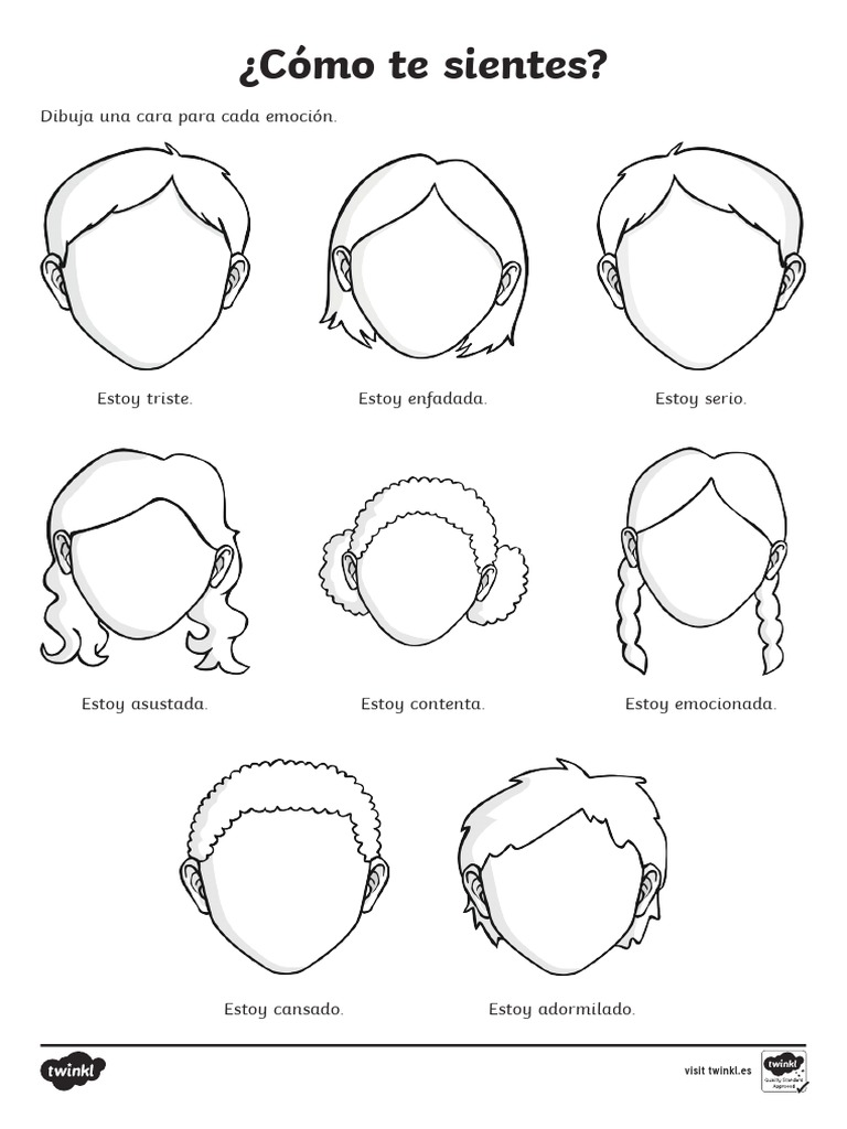 Como Te Sientes Ficha de Actividad | PDF