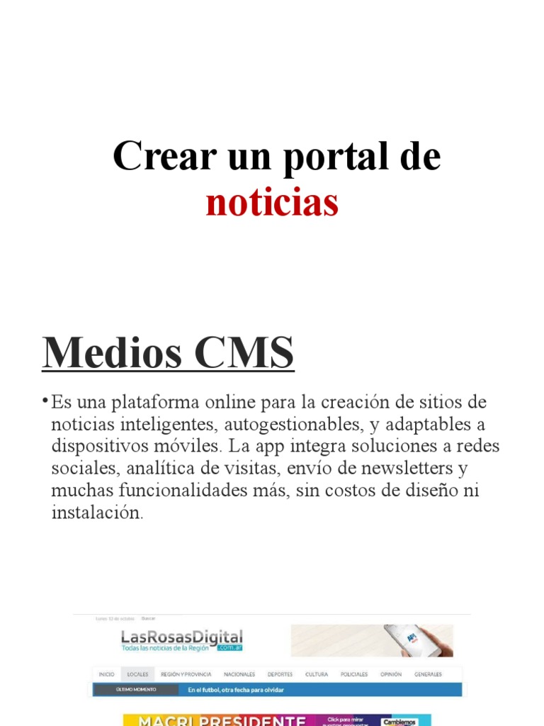Crear Un Portal de Noticias | PDF