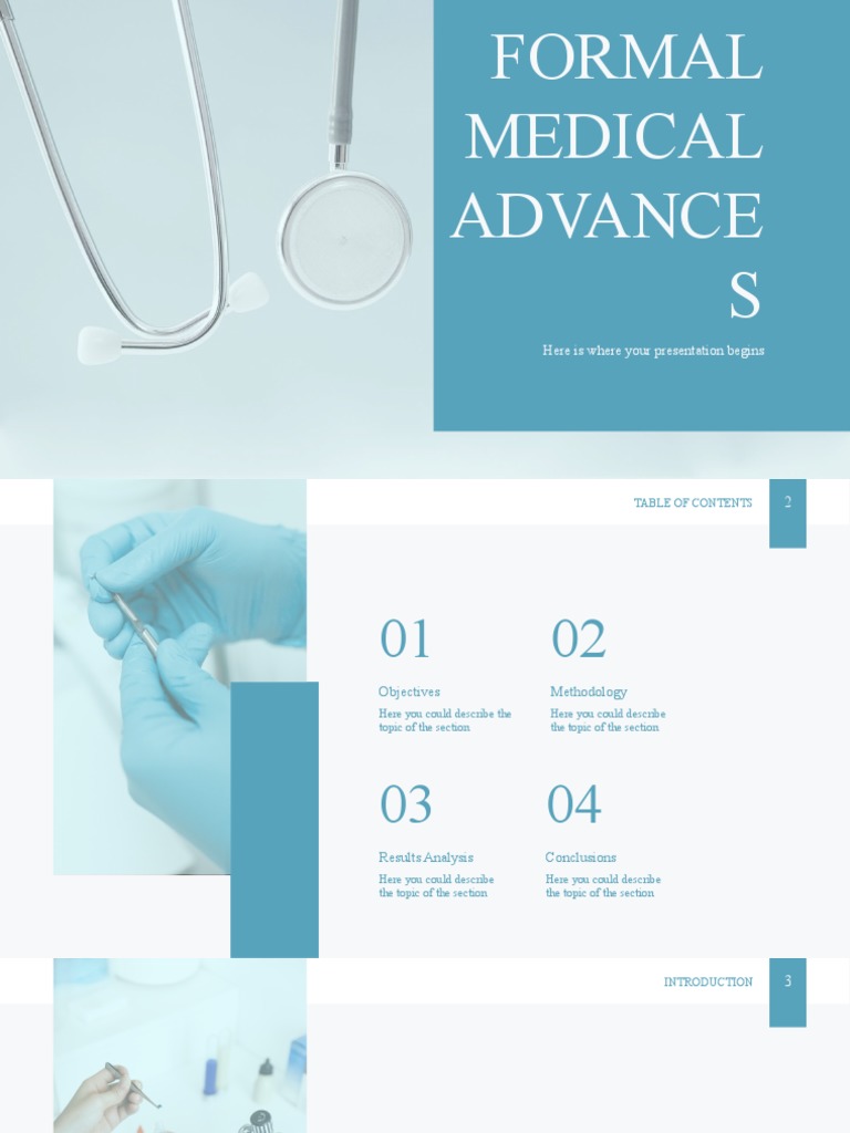 Formal Medical Advances by Slidesgo 2 | PDF | Business