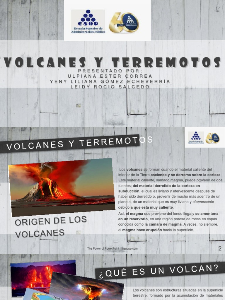 Volcanes y Terremotos PDF | PDF | Volcán | Tipos de erupciones volcánicas