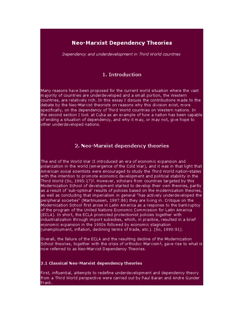 Neo Liberal Theory | PDF | Modernization Theory | International Relations