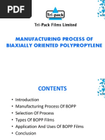 Processing of Bopp Film | PDF | Polymers | Applied And ...