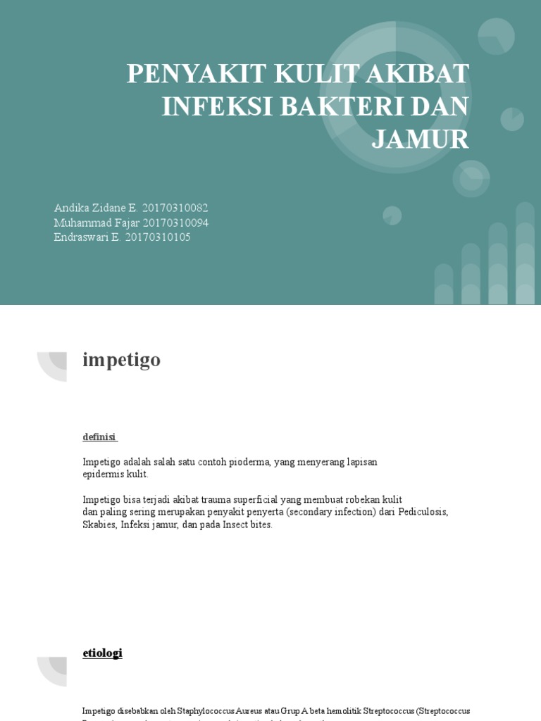 Penyakit Kulit Akibat Infeksi Bakteri Dan Jamur | PDF | Perjalanan ...
