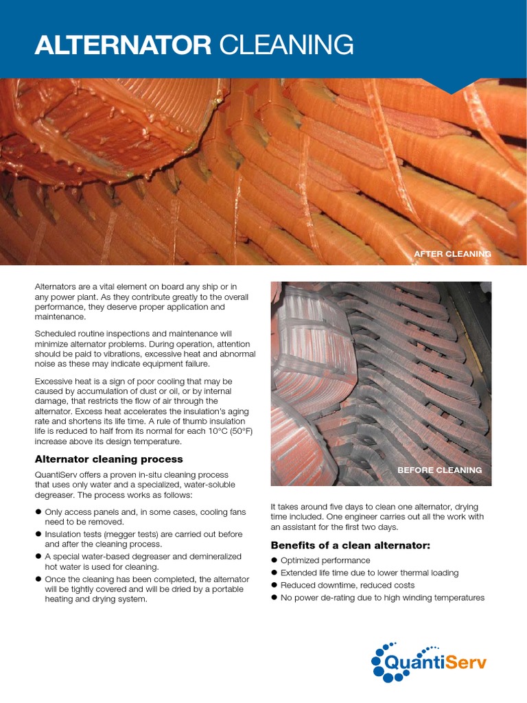 Alternator Cleaning PDF | PDF | Building Insulation | Heat Transfer