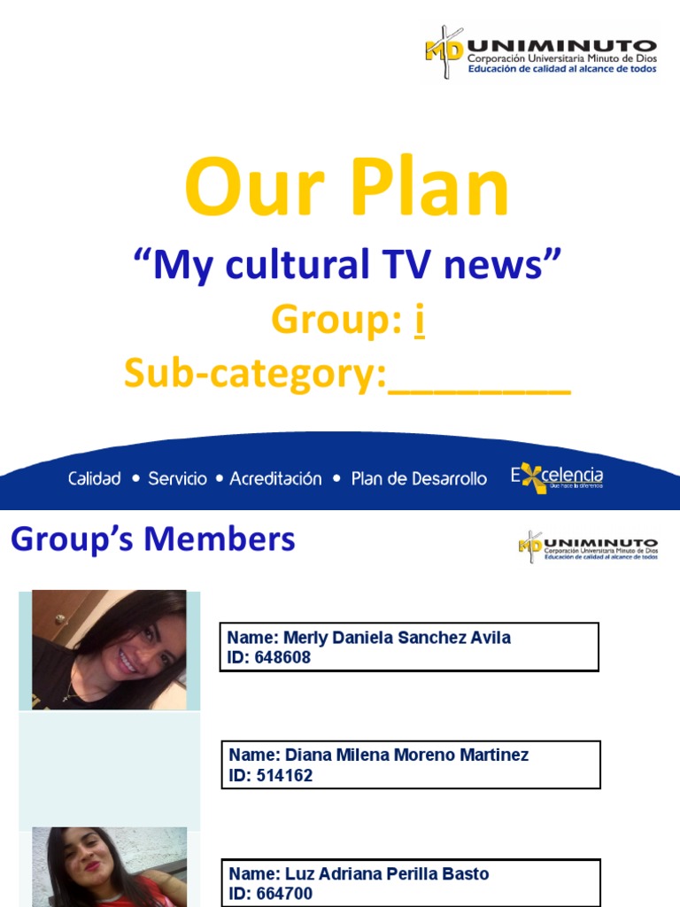 Cultural TV News Project Plan | PDF | Social Science