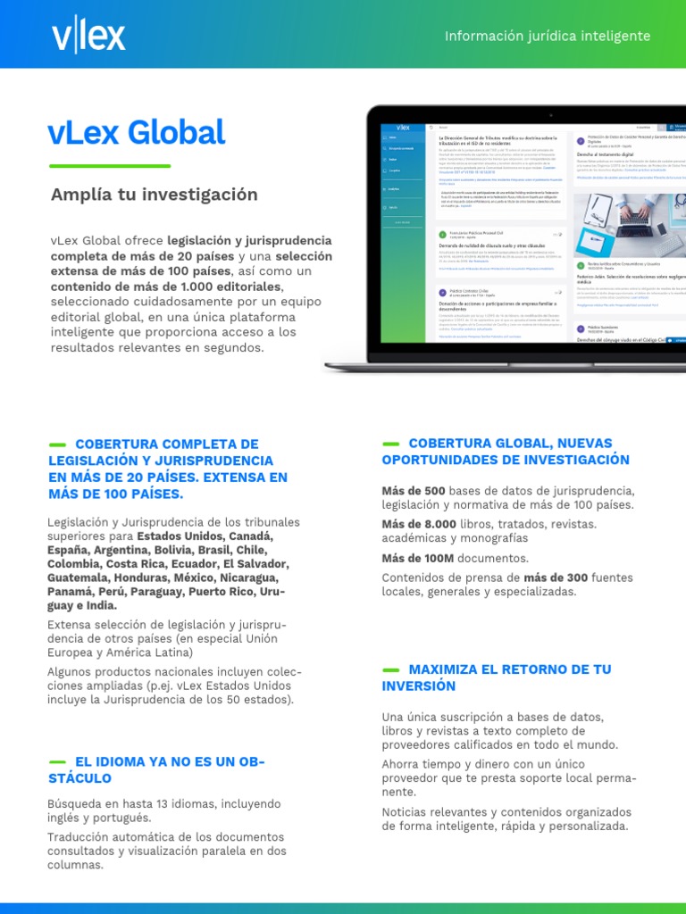 VLex Global | PDF | America latina | Informática