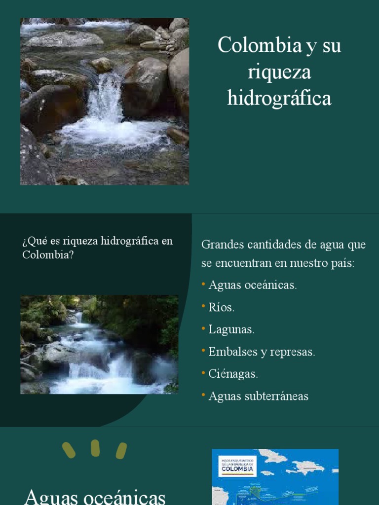 Colombia y Su Riqueza Hidrográfica | PDF