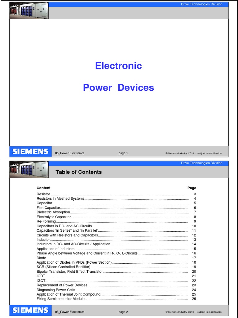 01 Power Electronics PDF | Descargar gratis PDF | Capacitor | Inductor