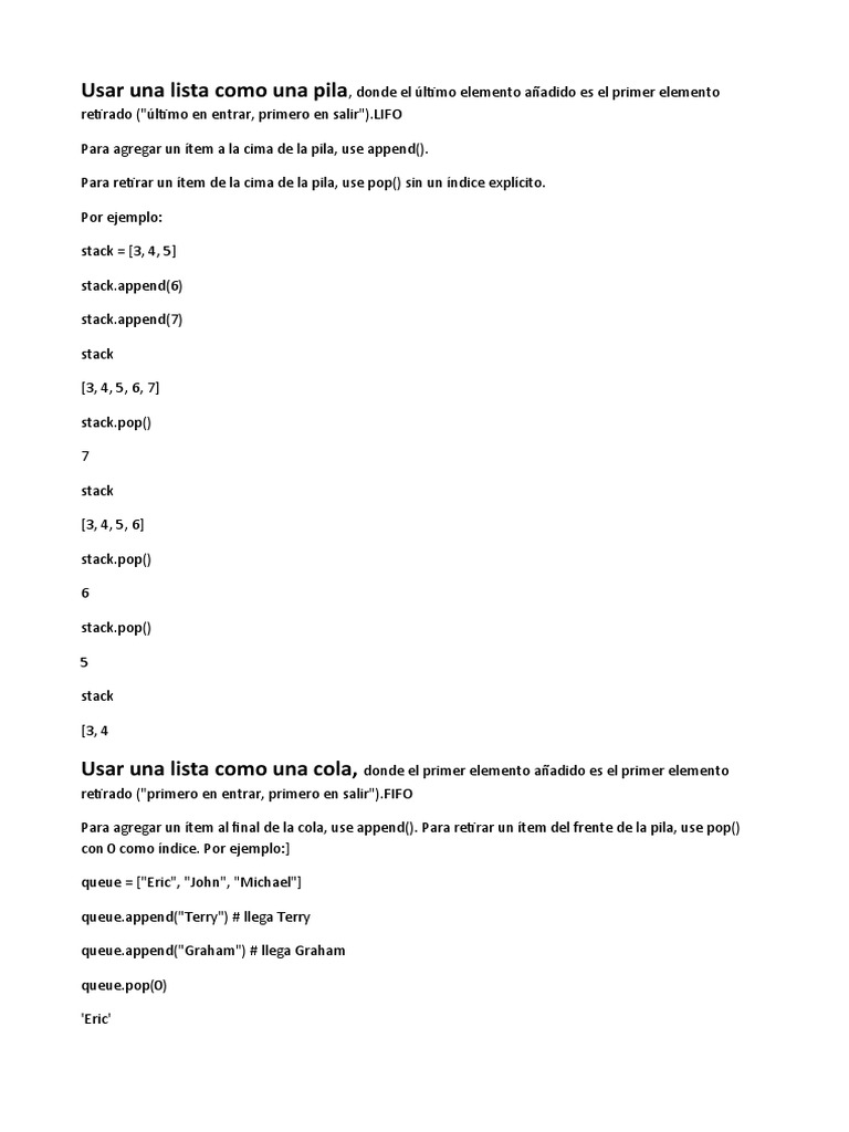 Uso de Listas y NumPy en Python | PDF | Estructura de datos de matriz ...