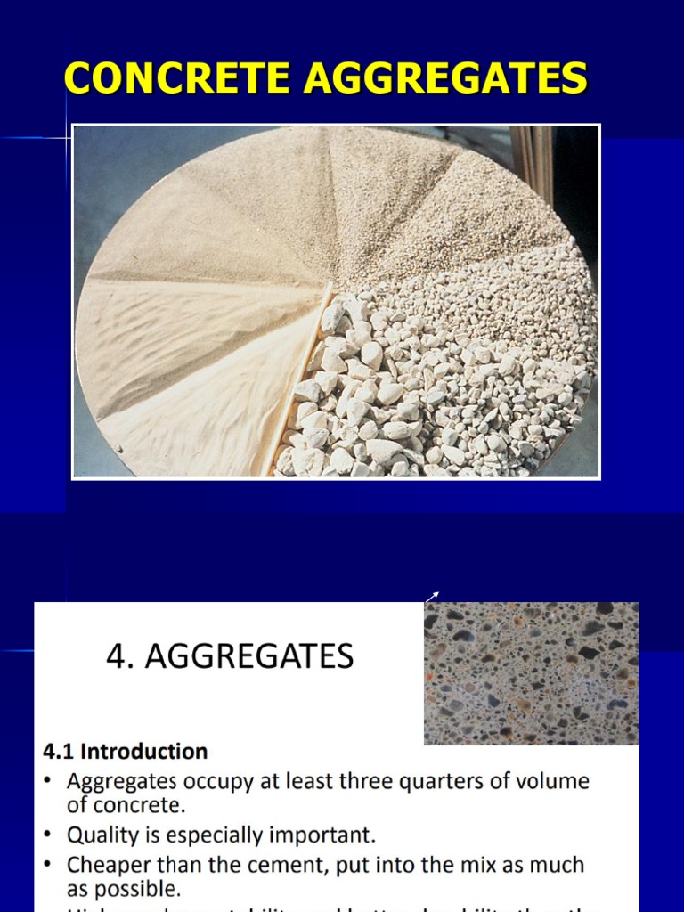 Concrete Aggregates | PDF | Construction Aggregate | Concrete