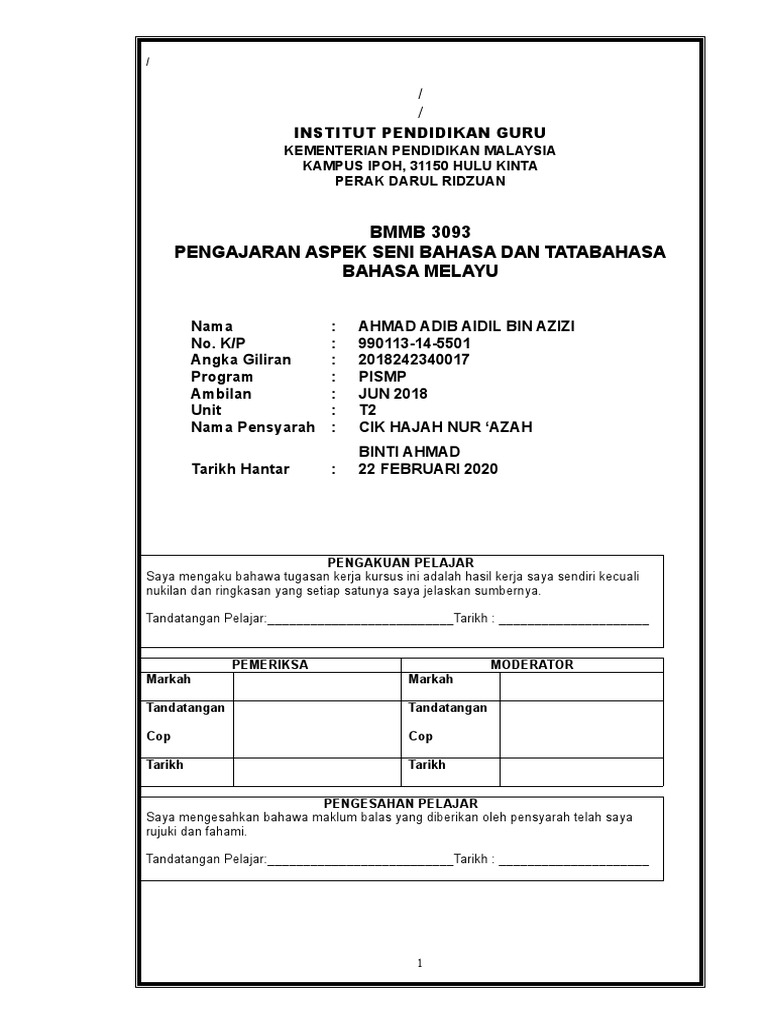 Ahmad Adib Aidil | PDF