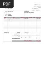Formato de Nota de Cargo | PDF