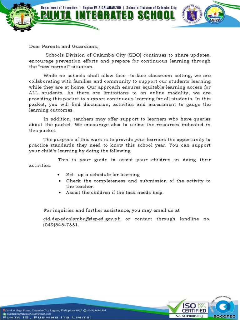 Learners Packet Math 10 Final | PDF | Sequence | Mathematical Concepts
