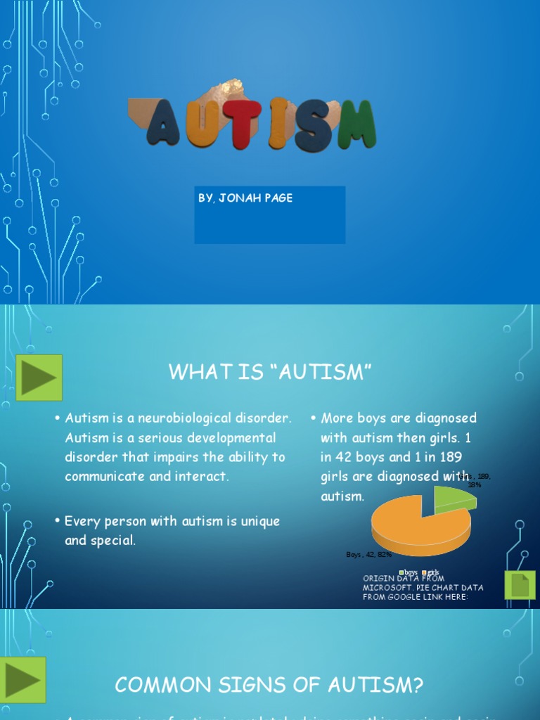Autism Presentation | PDF | Autism | Psychotherapy