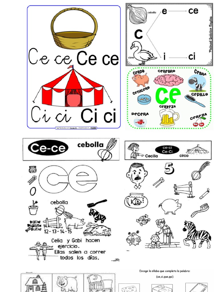 Guias Letra Ce, Ci | PDF