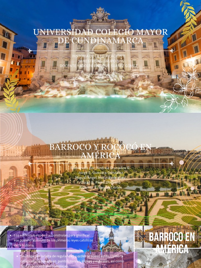 Estilo Arquitectónico Barroco y Rococó - América | PDF | Medios de arte ...