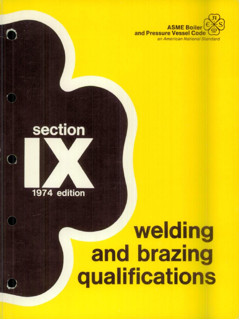 ASME SECTION IX 1974 Part 1 | PDF