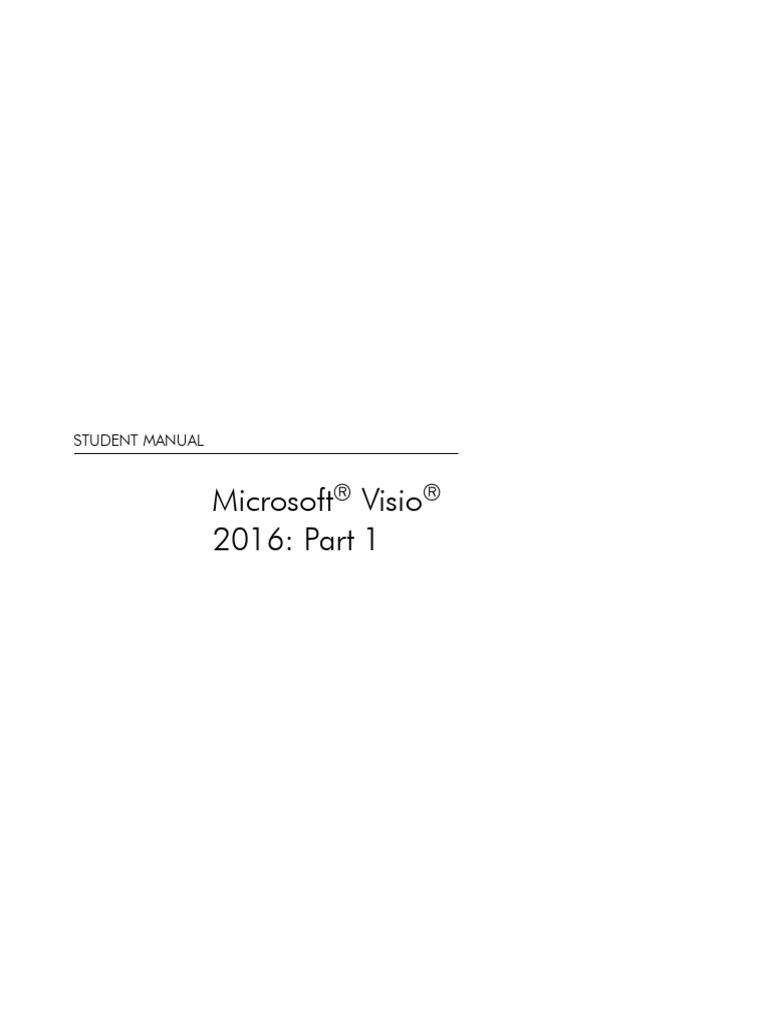 C - Manuals - Visio - Visio 2016 Part 1 PDF | PDF | Graphical User ...