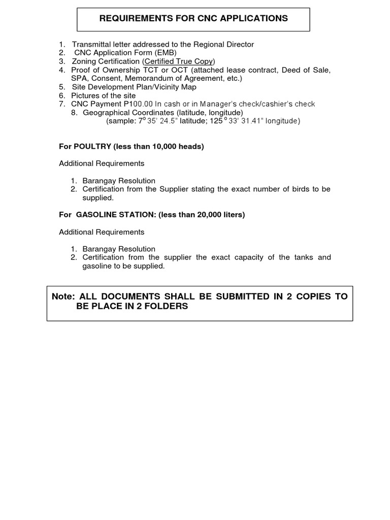 Requirements For CNC Applications | PDF