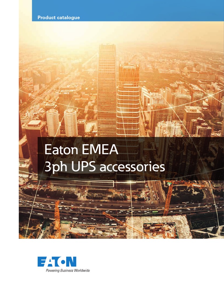 Eaton EMEA 3ph UPS Accessories: Product Catalogue | PDF | Transformer ...