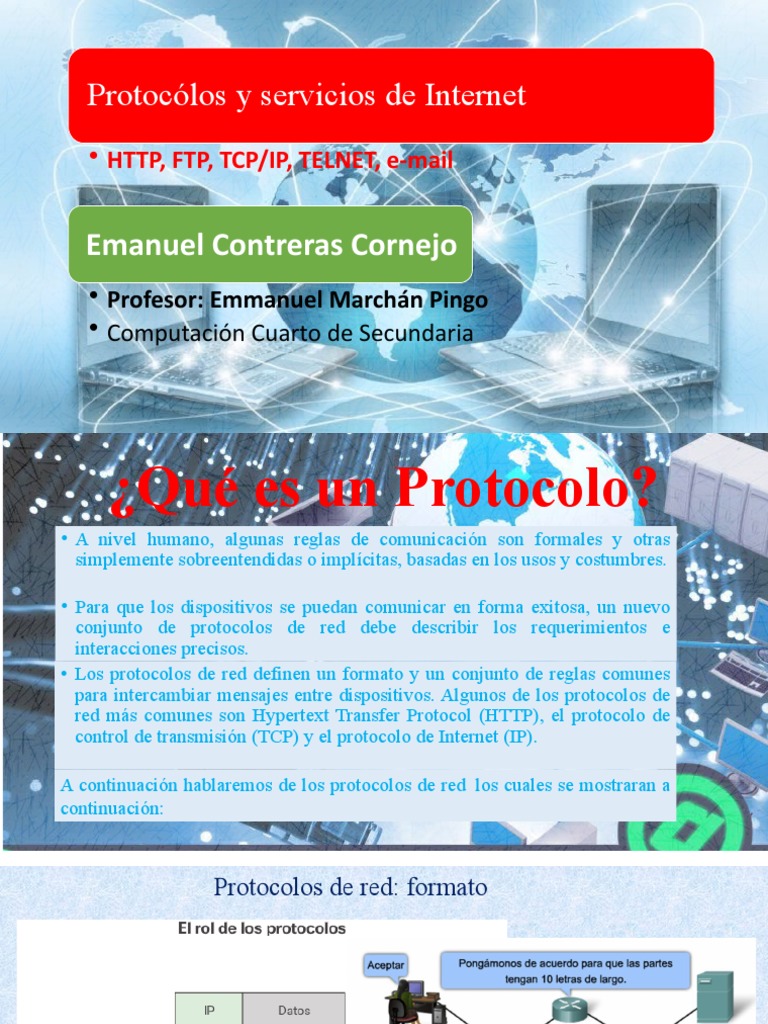 Protocólos de Internet | PDF | Protocolo de transferencia de archivos ...