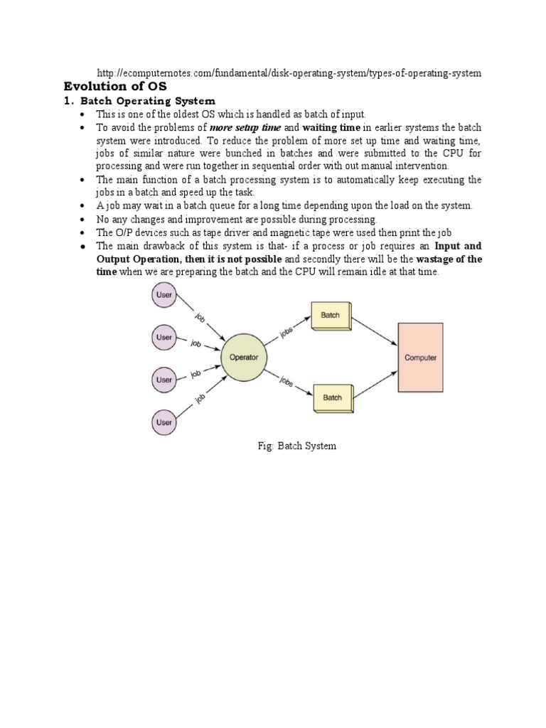 History of OS | PDF | Process (Computing) | Operating System