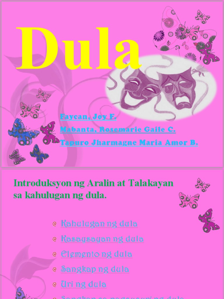 Dula - PPT (Lesson Plan) | PDF