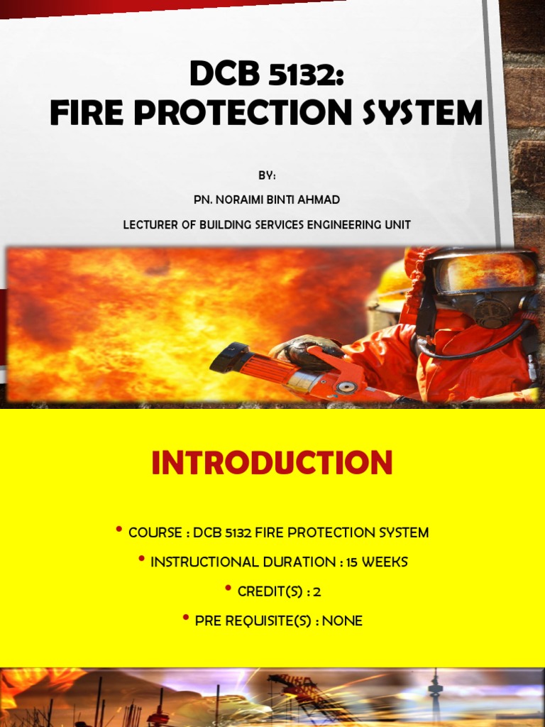 Introduction - Fire Protection System | PDF | Active Fire Protection ...