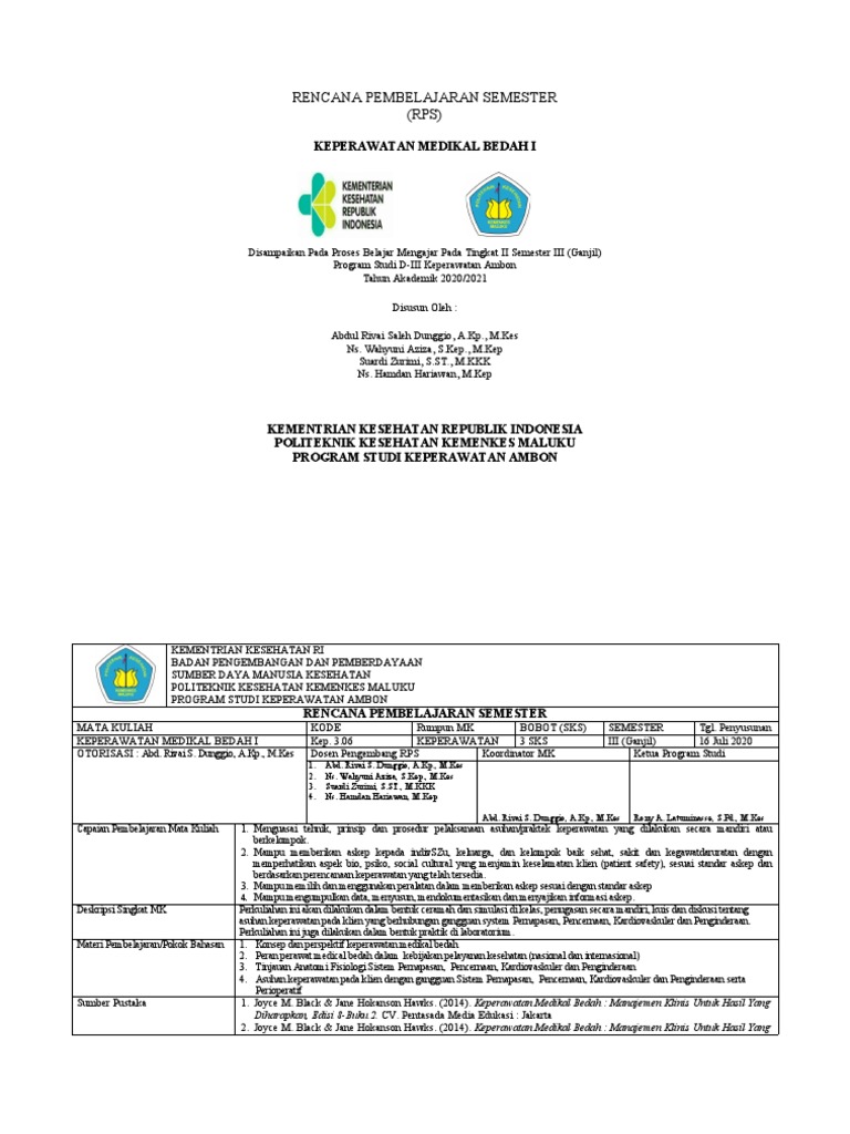 RPS KMB I 2020-2021 | PDF