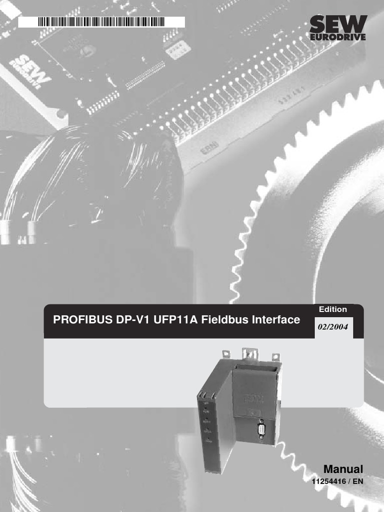 PROFIBUS DP-V1 UFP11A Fieldbus Interface: Manual | PDF | Electrical Connector | Interface ...