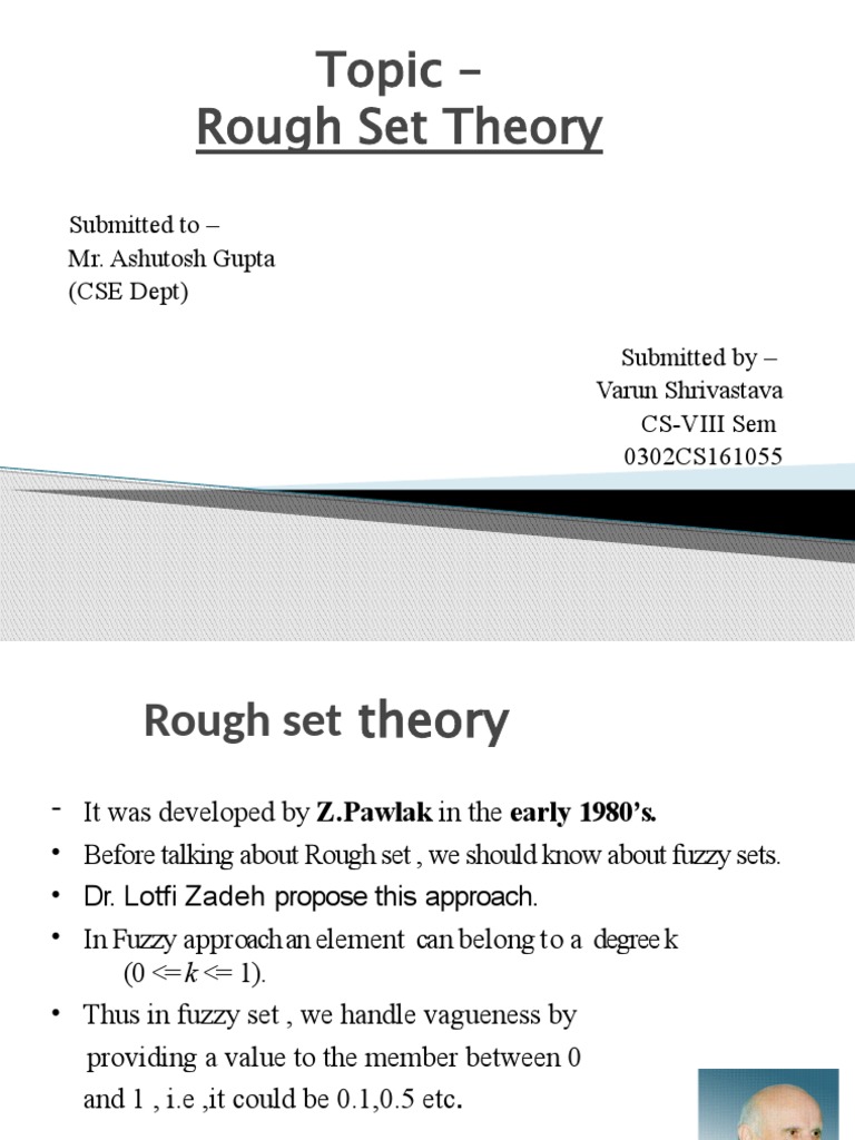 Rough Set Theory | PDF | Fuzzy Logic | Applied Mathematics