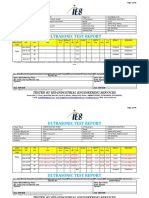 UT NDT Sample Test Report Format | PDF