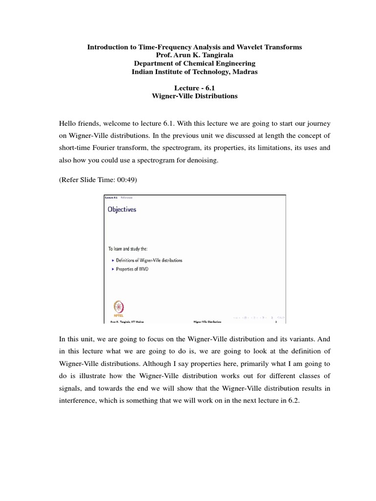 Introduction To Time Frequency Analysis And Wavelet Transforms Pdf Wavelet Fourier Transform 