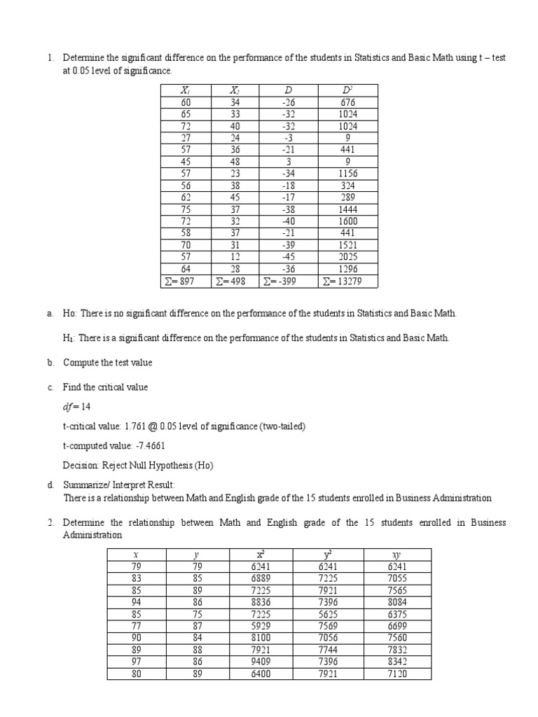 Stat Quiz | PDF | Statistics | Analysis